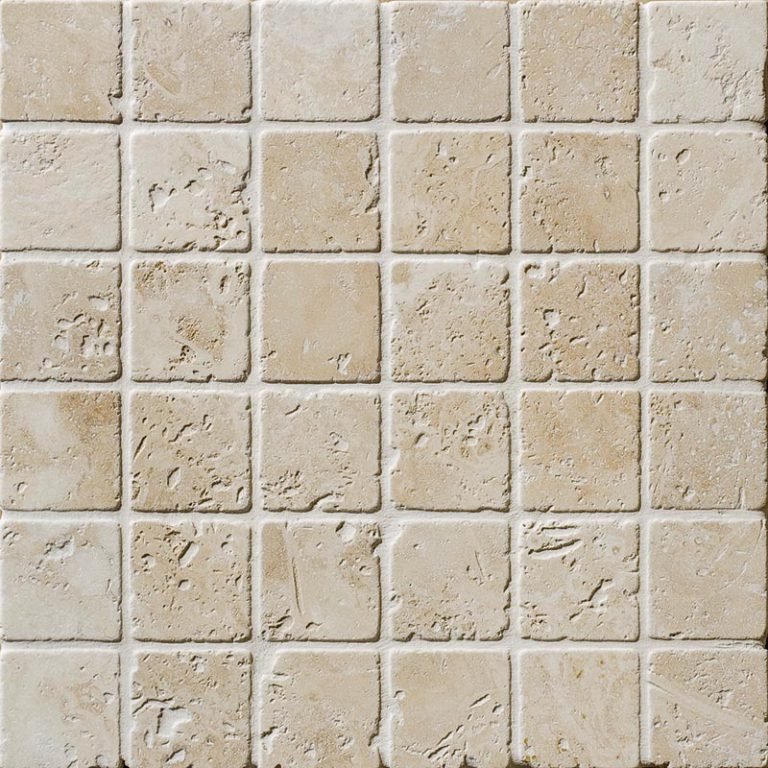 Travertine Tumbled Mosaic Tiles - London Floors Direct