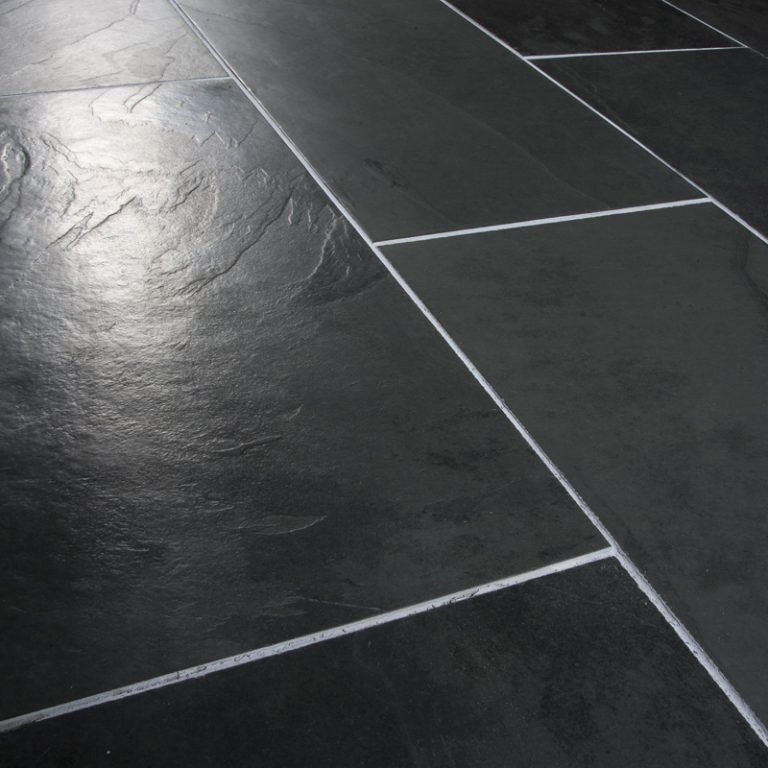 Black Brazilian Slate Large Opus Cleft - London Floors Direct